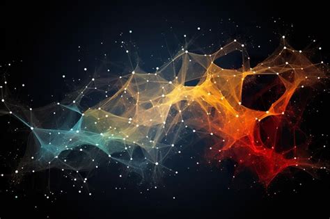 premium ai image abstract background functions of complex networks