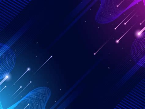 Cyberspace Techno Glowing Background