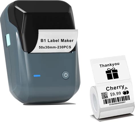 Amazon Com Label Makers B Thermal Label Printer Inch Portable Bluetooth Label Maker With