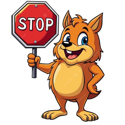 Stop Sign Png Cartoon