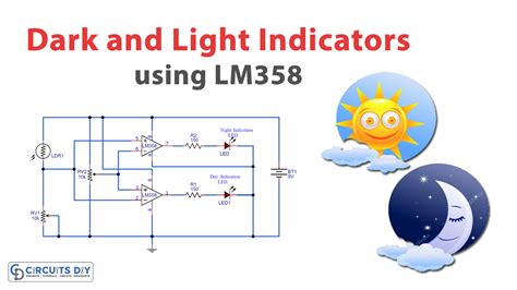 Dark And Light Indicator Circuit Electronics Projects Dark And Light Indicator Circuit Electronics Projects