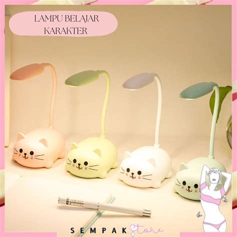 Jual SS Lampu Belajar Karakter Hewan Portable Table Lamp Lampu Meja