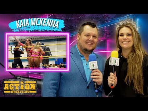 Kaia Mckenna Interview Action Wrestling Shes A Good Witch Youtube
