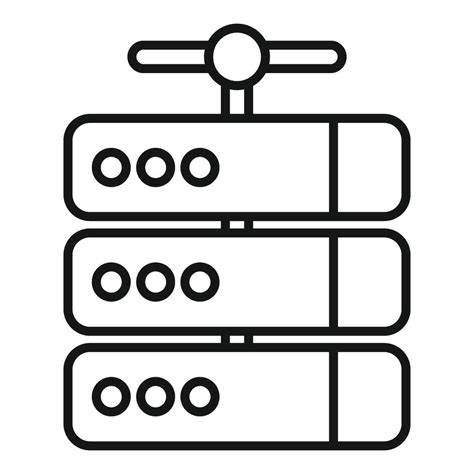 Server Room Icon Showing Data Storage Using Hardware Vector Art At Vecteezy