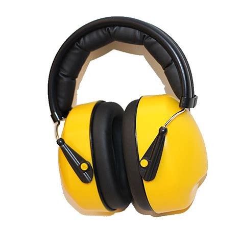 Yellow Hearing Protection Ear Muffs Noise Reducer Grandado