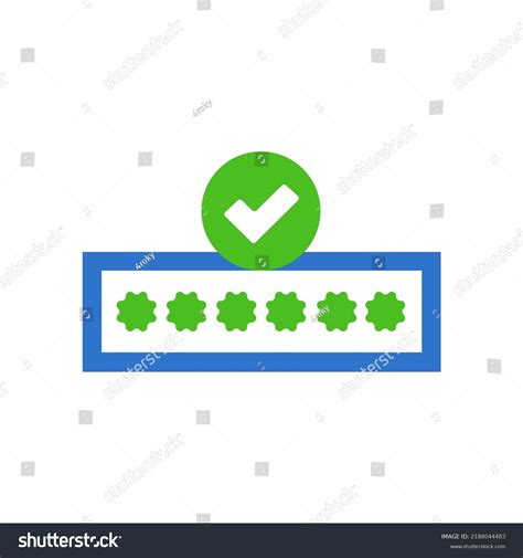 Password Icon Correct Password Concept Vector Stock Vector Royalty Free 2188044483 Shutterstock