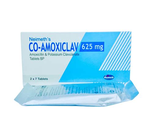 Co Amoxiclav 625mg Tablets X14 Medecify