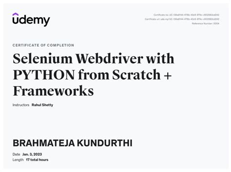 Brahmateja Kundurthi On Linkedin Softwaretesting Udemy Onlinelearning Qaengineer Qalead