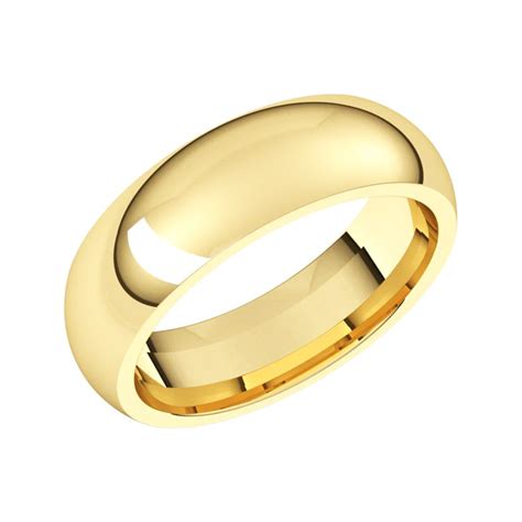 6mm Classic Wedding Ring Comfort Fit Diamond Mansion