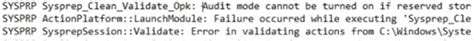 Sysprep Was Not Able To Validate Your Windows Installation TheITBros