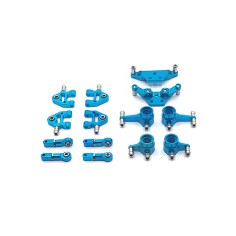 Wltoys 금속 업그레이드 부품 키트 서스펜션 암 쇼크 타워 스티어링 블록 Rc 자동차 액세서리 284131 K969 K979 K989 K999 P929