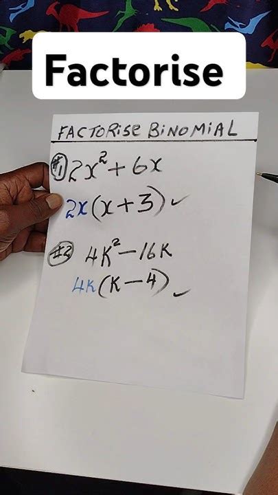 Factorise Binomial Math Mathtricks Education Howtosolvemathspuzzles Youtube