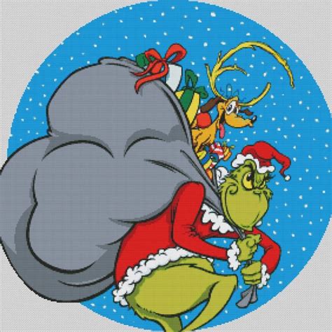 Grinch Cross Stitch Pattern Christmas Pdf Cross Stitch Cha Inspire