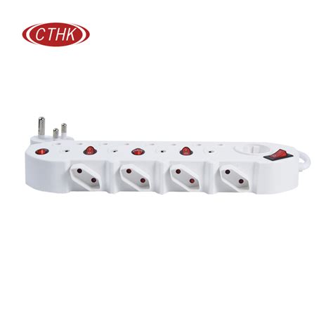 Custom South Africa Plug 11 Ways Extension Socket Power Strip With Ce