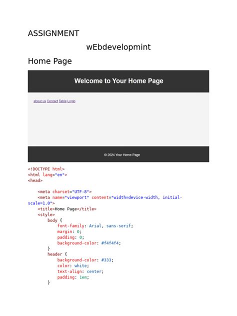 Assignment Web Development Pdf Computer Access Control Security