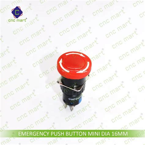 Emergency Push Button Mini Dia 16mm Plastic At ₹ 350 Piece In