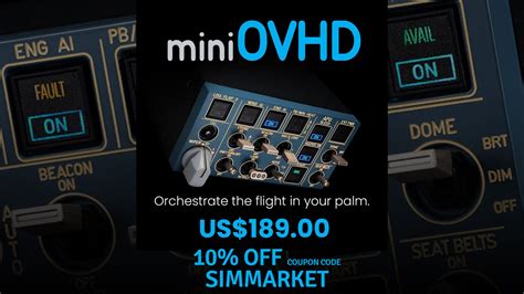 Minicockpit Launches Miniovhd Compact Airbus Overhead Module