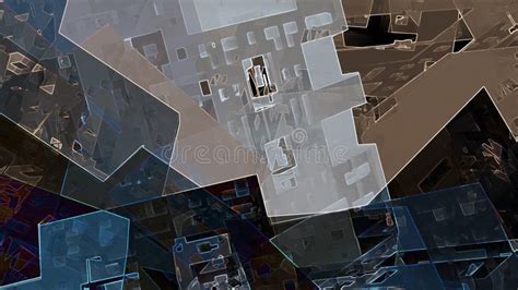 Abstract Geometric Architecture Structure Construction Planning Map Design Concept Idea