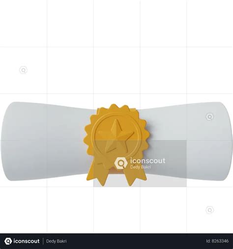 Obtén Certificado De Graduación 3d Icon De Por Descarga Gratuita En