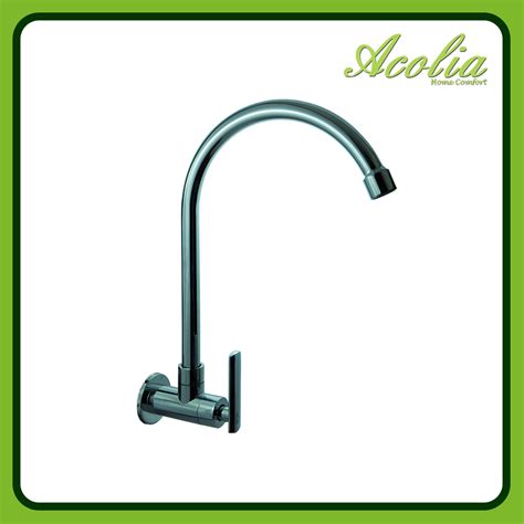Acolia Wall Sink Cold Tap Solid Brass Tap Body C Handle Acolia
