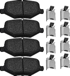 Rockplanet Brake Pads Rear Set Compatible With Ford