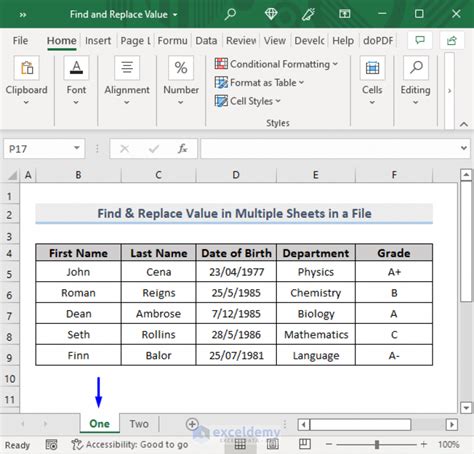 How To Find And Replace Values In Multiple Excel Files Methods