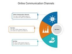 Online Communication Channels Ppt Powerpoint Presentation Show File Formats Cpb Presentation