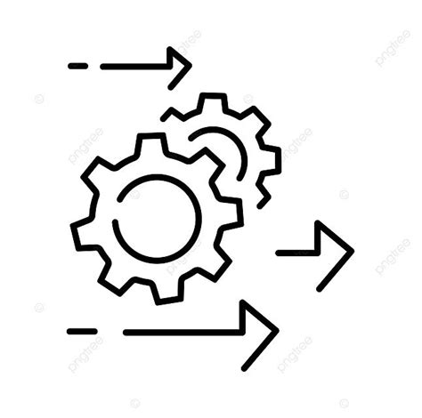 Linear Vector Icon Of Software For Developing Technology In Data Integration By Engineers