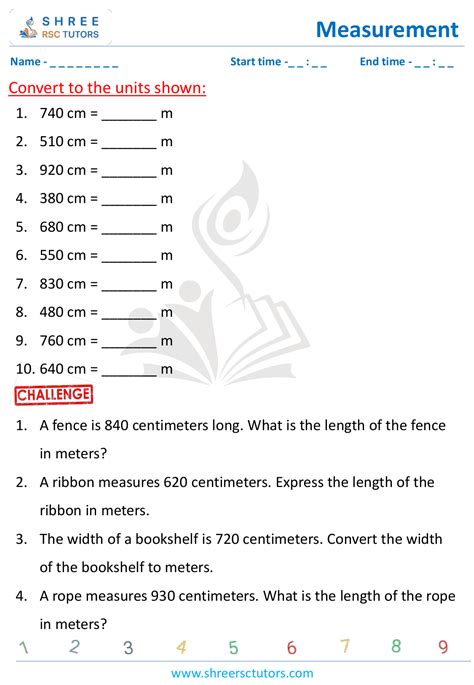 Measure In Centimeter Worksheets For Grade 3 Maths Shree Rsc Tutors