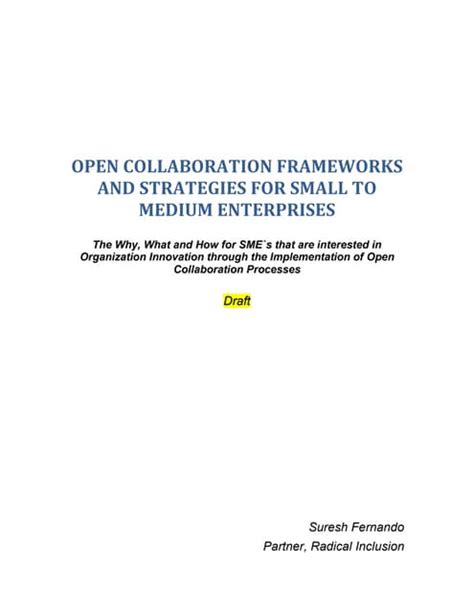 Enterprise Open Collaboration Draft Docx