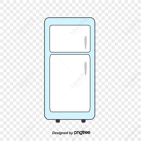 냉장고 일러스트 냉각 푸른 레트로 Png 일러스트 무료 다운로드 Lovepik