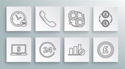 달러 기호 일정 차트 다이어그램 인포그래픽 파이 그래프 동전 화폐 파운드 스털링 워크플로 프로세스 개념으로 기어 화살표 환전 및