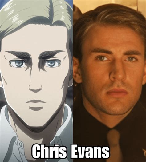 Chris Evans Vs Michael Fassbender Vs Anthony Starr For Live Action R Attackontitan