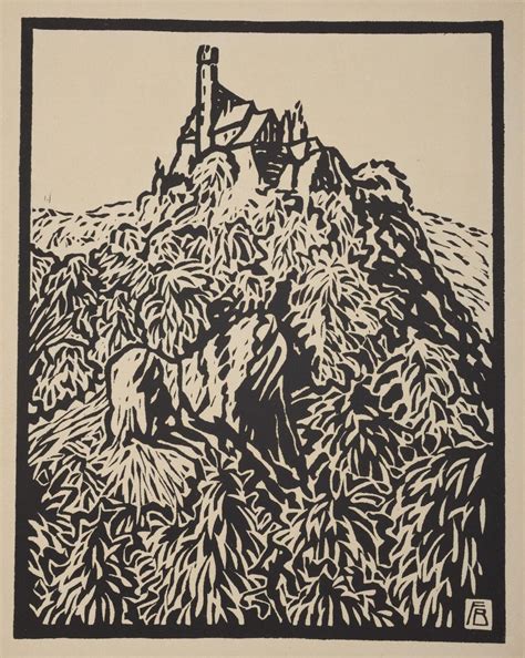 Sold At Auction Fritz Bleyl Fritz Bleyl Schloss Gößweinstein 1913 1914