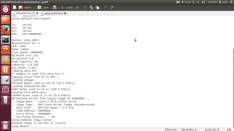 Filesystems Booting Using Initramfs Instead Of Uramdisk Unix