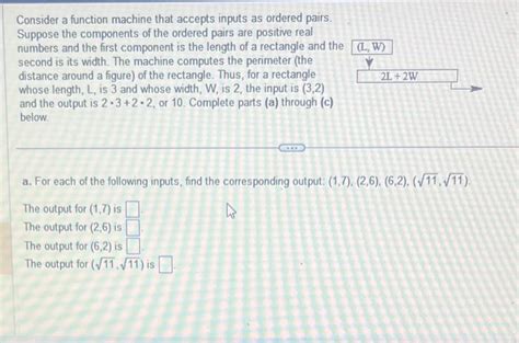Solved Consider A Function Machine That Accepts Inputs As