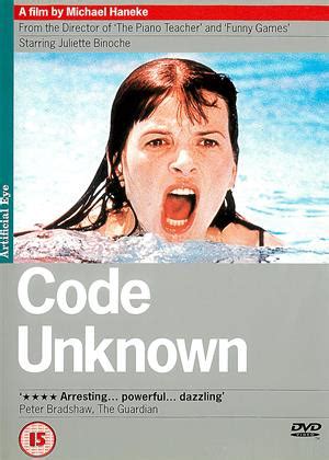 Rent Code Unknown Aka Code Inconnu Récit Incomplet De Divers Voyages