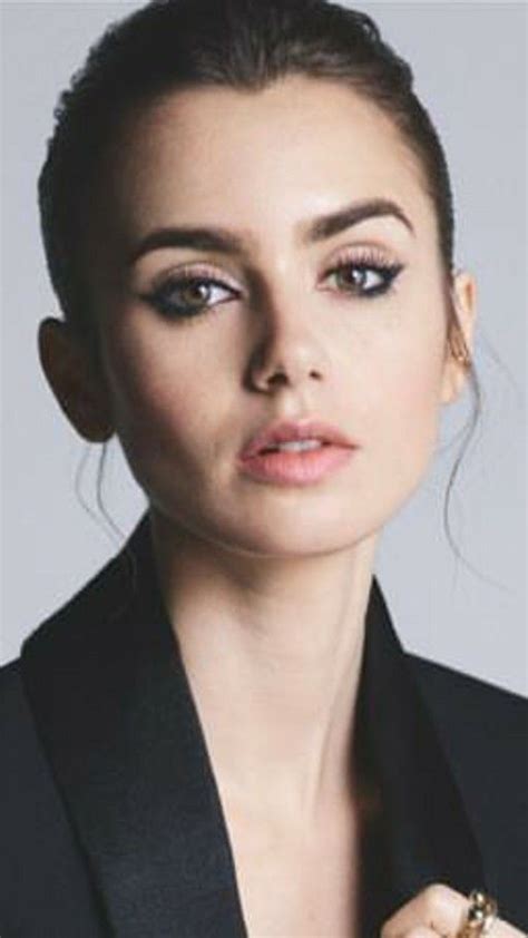 Pin De Kenneth Mckellar En Lily Collins Actrices Maquillaje