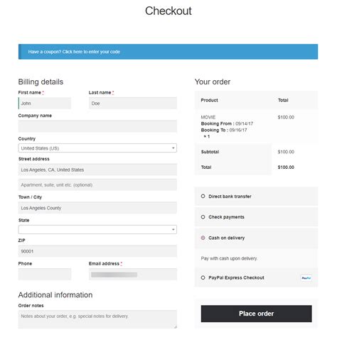 Woocommerce Booking Reservation Plugin Appointment Renting Extension