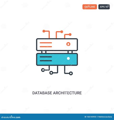 Database Architecture Icon Simple Element From Data Organization Collection Filled Database