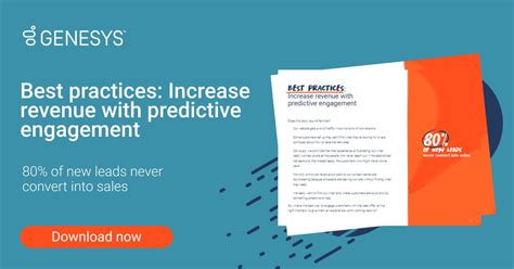 Best Practices Predictive Engagement Genesys