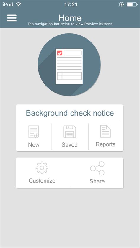 Background Check Notice To Applicant App