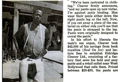 Penis Pants Eldridge Cleaver Liberated Your Weiner Flashbak