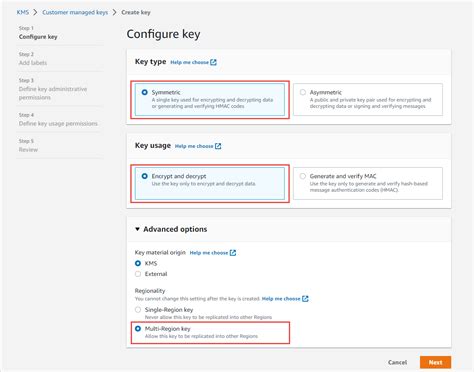 Step 1 Create The Key In Aws Kms