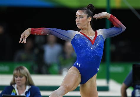 Us Artistic Gymnast Alexandra Raisman At The 2016 Olympic Games Scrolller