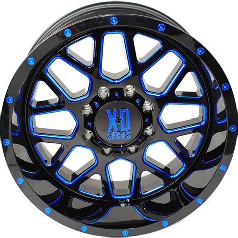 Powder Coated Blue And Black Icon Jeep Wheels Artofit