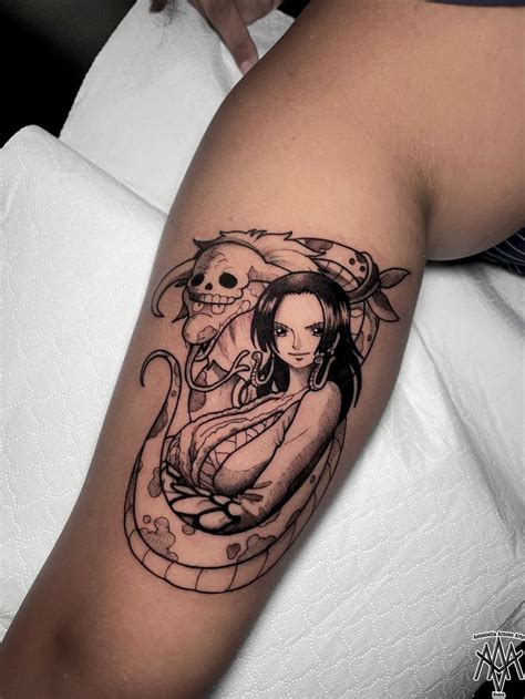 Boa Hancock Tattoo One Piece Tattoo Ideas Female Boa Tattoo One