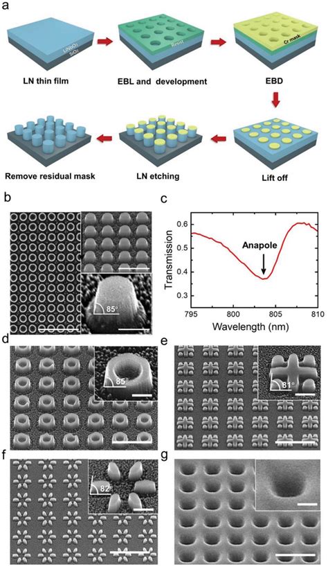 Nanofabrication Process And Linear Optical Properties Of Lnms A Download Scientific Diagram