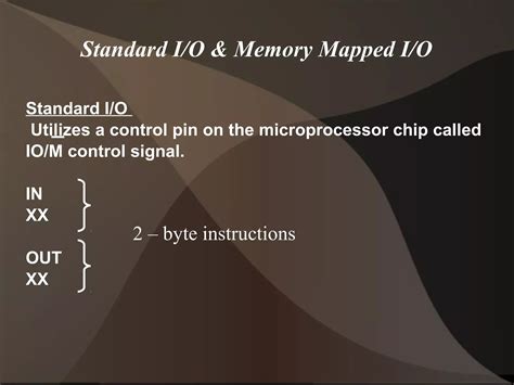 Microprocessor Input Output Operations Ppt Operating Systems Computer Software And