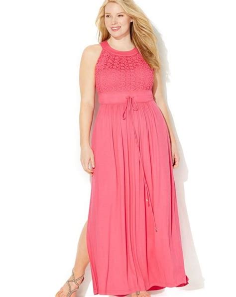 Plus Size Halter Maxi Dress Pluslookeu Collection